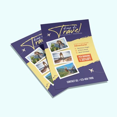 Flyers met speciale papiersoorten